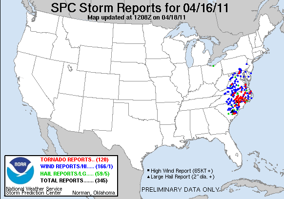 Storm Chasing Fever :: EF3 Raleigh - Sanford, North Carolina Tornado